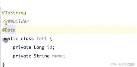 Lombok同时使用data和builder的问题java Lombokbuilder Lombokdata Csdn博客