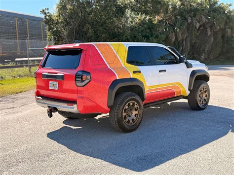 6th Gen 4runner Trailhunter In Trd Racing Colors Stripes Tri Color