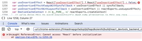Reactjs Cannot Access React Before Initialization While Using