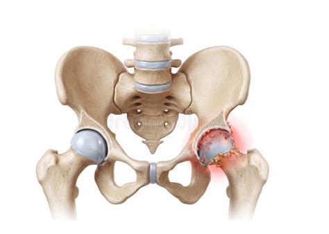 Hip Osteoarthritis Worn Cartilage Osteophytes And Narrow Joint Space
