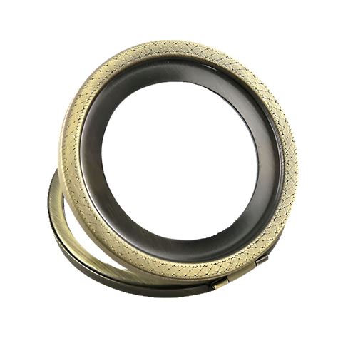 Ragupel Hand Mirror Easy To Assemble Hand Mirror Durable Material Hand Mirrors With Handle Brown