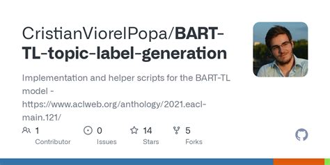 Github Cristianviorelpopabart Tl Topic Label Generation Implementation And Helper Scripts