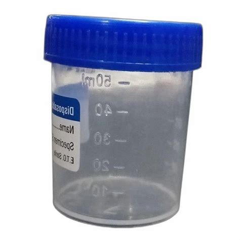 Plastic Urine Sample Container For Hospital At ₹ 140 Pack In New Delhi