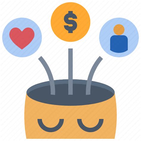 Human Behavior Thinking Life Passion Customer Management Icon