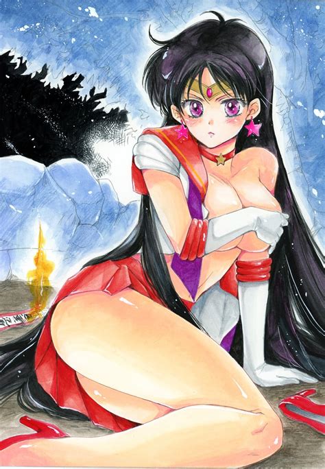 Hino Rei Sailor Mars And Super Sailor Mars Bishoujo Senshi Sailor