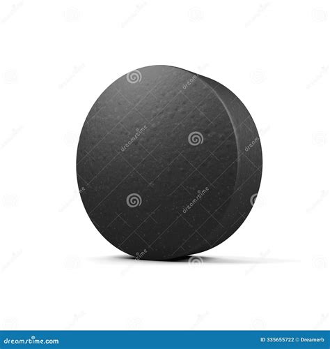 Activated Carbon In The Form Of Tablets On A Light Background Stock