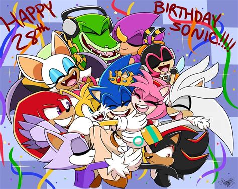 ´sonics Birthday 2019 ` •「28th Anniversary」• Happy Birthday Silver