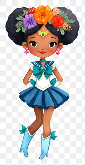 Girl Sailor With Flower Crown Png Images Download Free Girl Sailor With Flower Crown