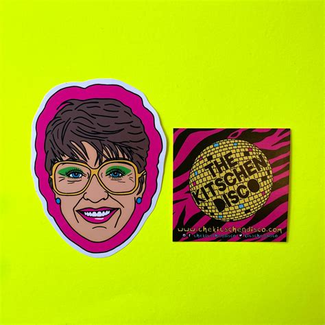 Deirdre Barlow Vinyl Sticker The Kitschen Disco