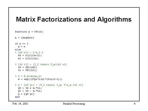 Parallel Processing Cs 730 Lecture 7 Shared Memory