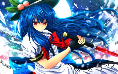 Wallpaper Girl Hat Sword Bow Look 1920x1200 Wallpaperup