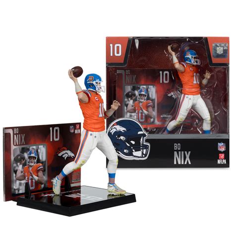 Bo Nix Denver Broncos Classic Uniform Nfl 7 Figure Mcfarlane