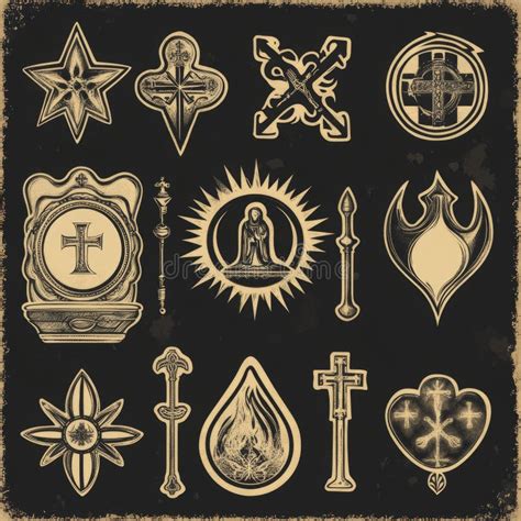 Catholic Middle Ages Symbols