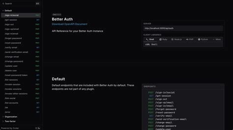 Open Api Better Auth
