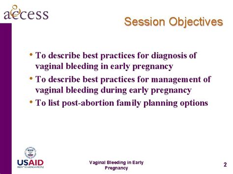 Management Of Bleeding In Early Pregnancy Best Practices