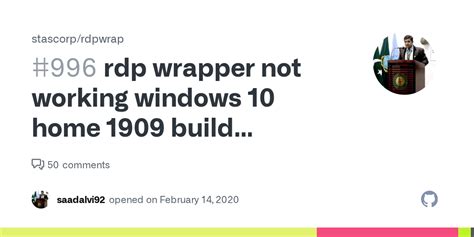 Rdp Wrapper Not Working Windows 10 Home 1909 Build 18363657 · Issue 996 · Stascorprdpwrap