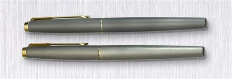 Bonhams Parker T1 Space Pen Titanium Fountain Pen And Soft Tipped Pen
