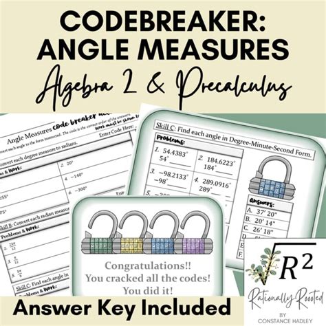 Converting Angle Measurement Code Breaker Degree Radian Digital Escape