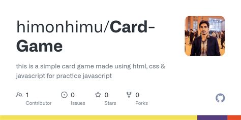 Github Himonhimu Card Game This Is A Simple Card Game Made Using Html Css Javascript For
