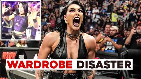 Rhea Ripleys Shocking Wardrobe Malfunction In Wwe Street Fight Youtube