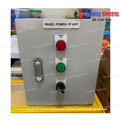 Jual Panel Pompa 1 Phase 3hp Overload Timer Otomatis Shopee Indonesia