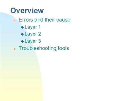 Ch 13 Network Troubleshooting Laboratorium Telematika Itb Cisco