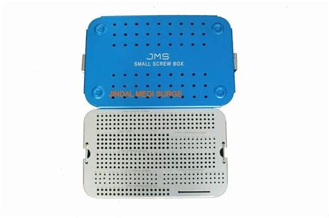 Small Screw Box For 27mm 35mm And 40mm Screws Graphic Design Aluminum Orthopedic Surgical At