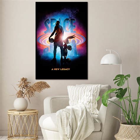 Space Jam 2 Poster A New Legacy Lebron James And Bugs Bunny 915 X 61 Cm