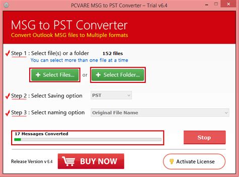 MSG To PST Converter To Export Batch MSG Files Folder To PST Outlook 2019