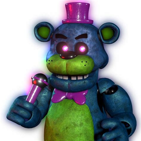 Help Wantedblender 28 Blacklight Freddy By Luizcrafted On
