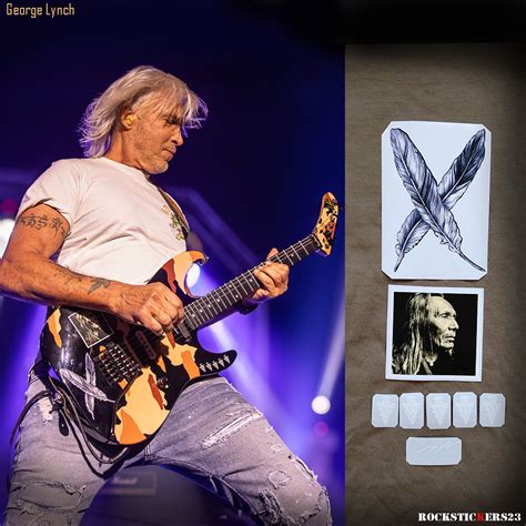 George Lynch Guitar Stickers Desert Eagle Replica Signature Series Esp