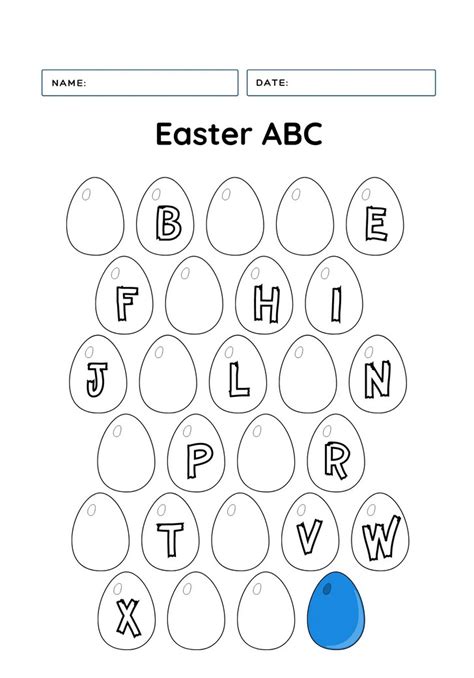 Kindergarten Easter Worksheets Worksheets Hq