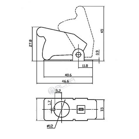 Toggle Switch White Rocket Missile Cover Alna Commodities Pty Ltd