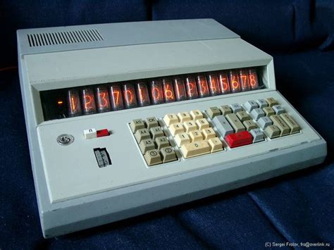 Iskra 123 The First Russian Electronic Programmable Calculator 1973