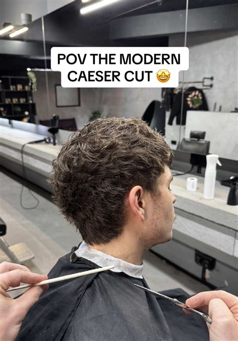 Pov The Modern Caesar Cut For Stylish Looks Tiktok