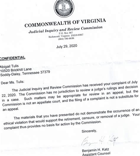 Va Ethics Panel In Snap Stands By Kangaroo Court Judge In Reckless