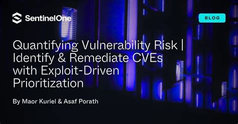 Quantifying Vulnerability Risk Identify And Remediate Cves With Exploit