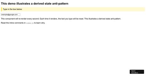 Reactjs Org When To Use Derived State Example 1 Forked Codesandbox