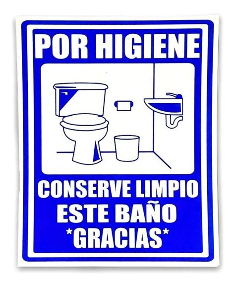 Señales De Baño Limpio