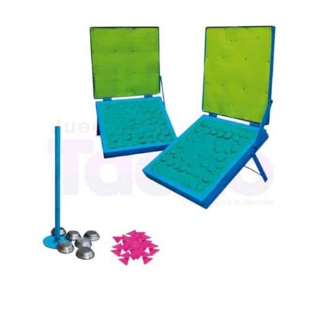 Cancha De Mini Tejo Portátil En Plastilina Juegos Tacho Juegos De