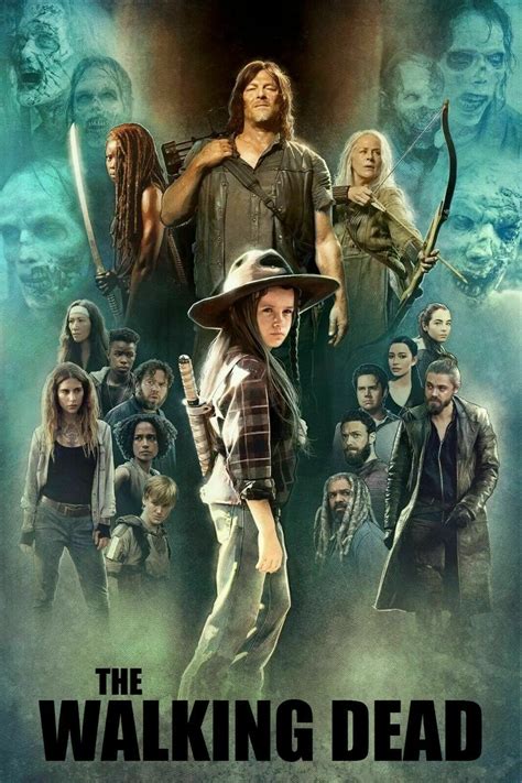 The Walking Dead Season 9 Judith Daryl Carol Michonne Jesus Art Film