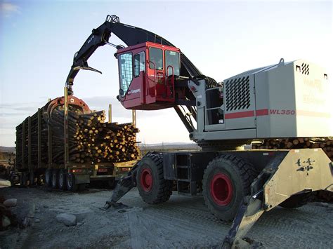 Wheeled Log Loader Machineries Tanguay Machinery
