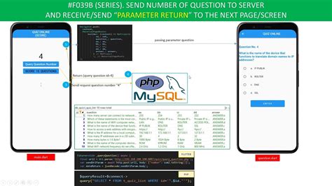f039b series how to build quiz app with flutter php mysql score automatically youtube