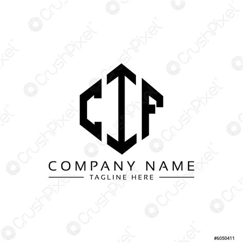Cif Letter Logo Design With Polygon Shape Cif Polygon And Stock Vector 6050411 Crushpixel
