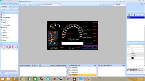 car controls based on nextion lcd and arduino youtube