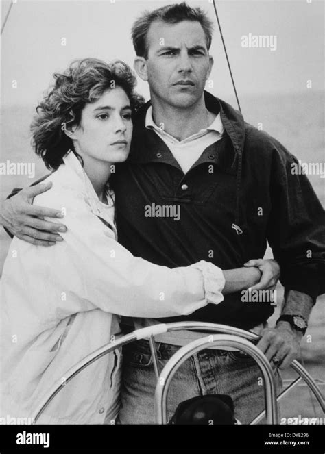 Sean Young And Kevin Costner On Set Of The Film No Way Out 1986