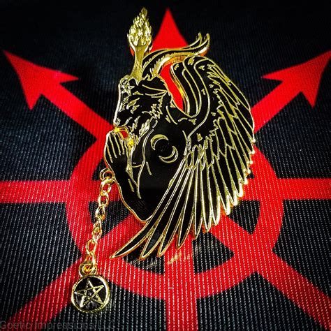 Baphomet Dark Deities Hard Enamel Pin Goetic Impressions