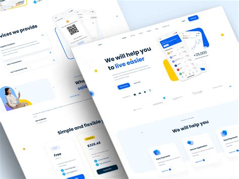 app saas web design behance