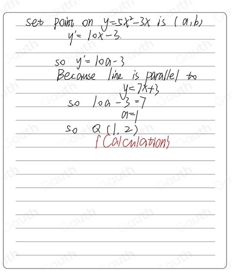 solved 11 find the coordinates of point q where the tangent to the