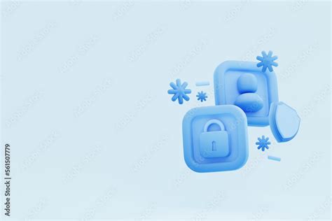 Cyber Security Concept User And Password Protection Lock Show